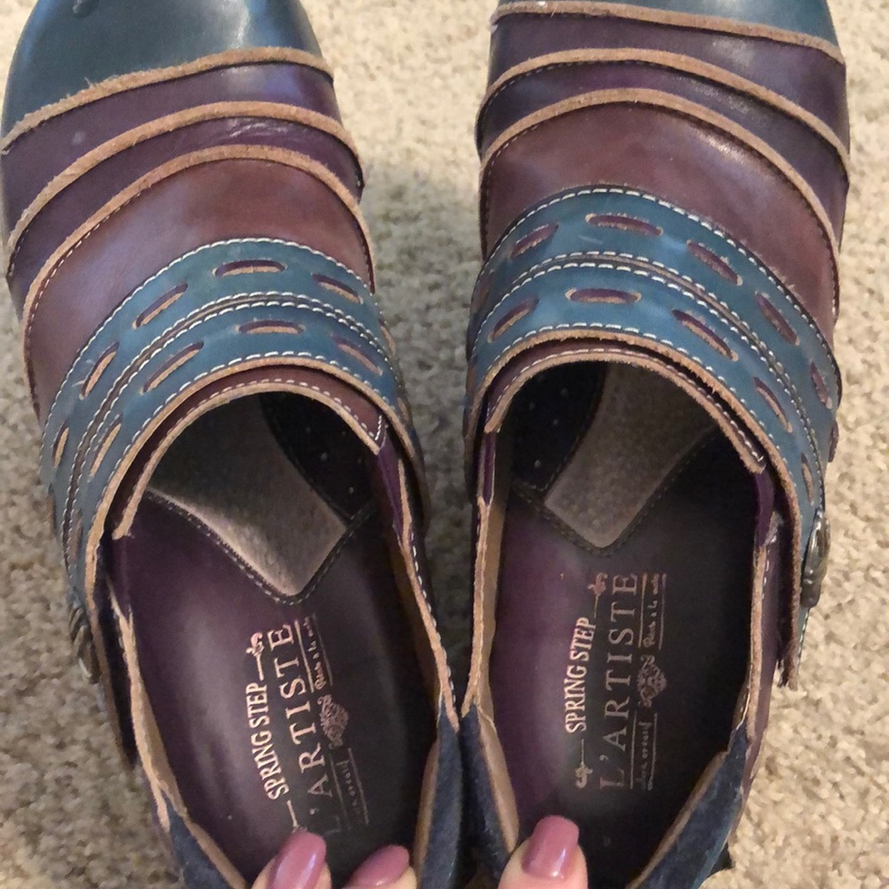 Multicolor Spring Step L’artiste Clogs - Gem